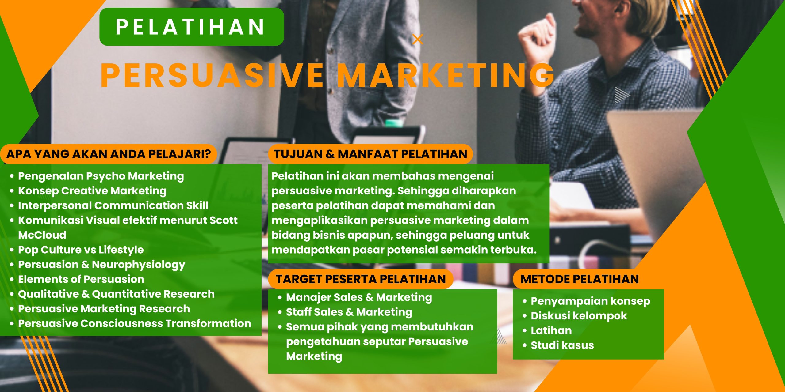 Pelatihan Persuasive Marketing 2024 Terbaik