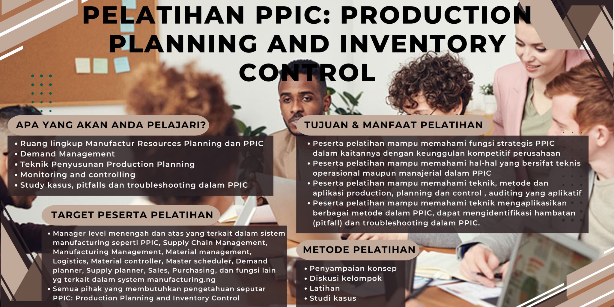 Pelatihan PPIC: Production Planning and Inventory Control 2024 Terbaik