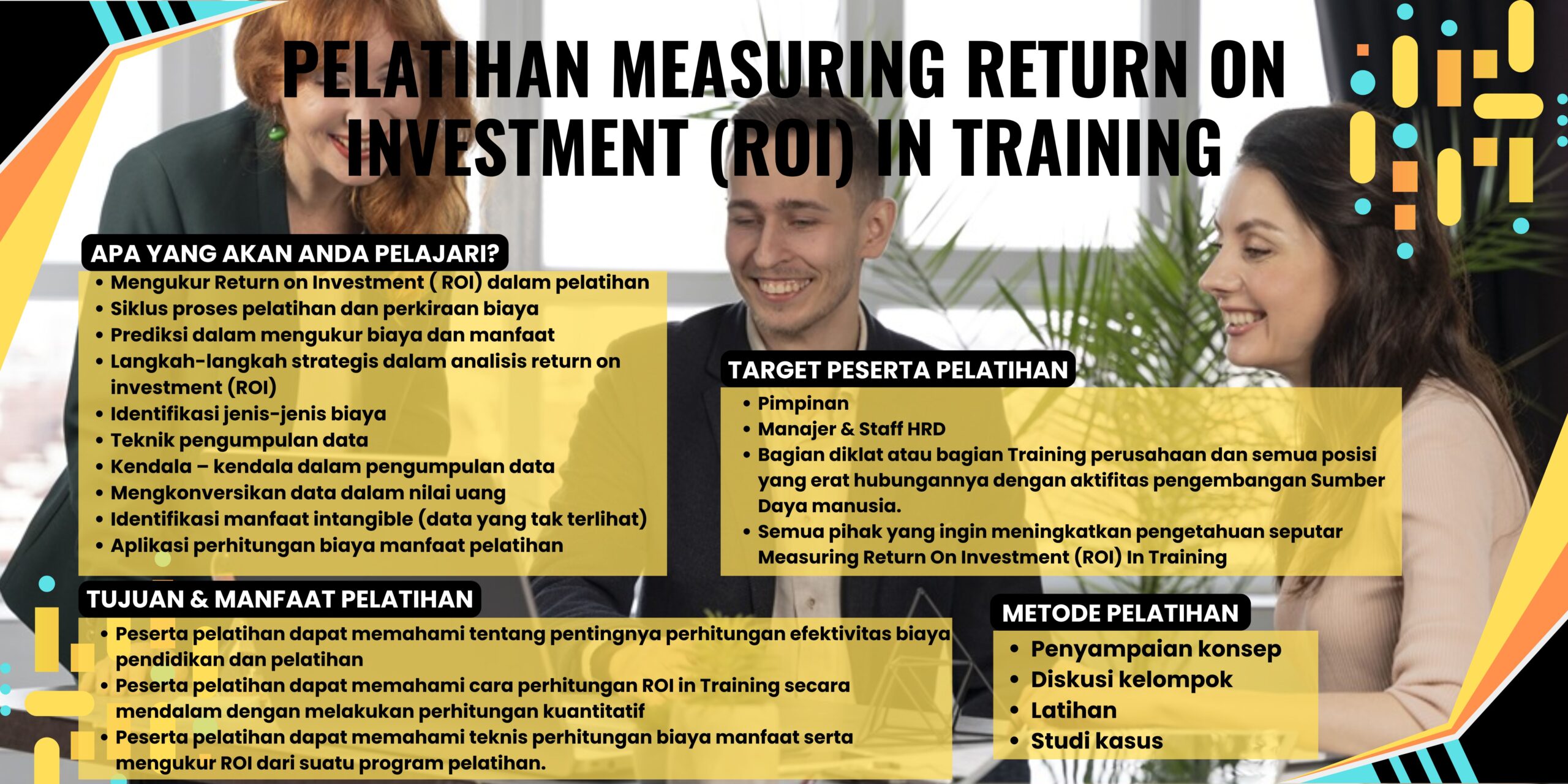 Pelatihan Measuring Return On Investment (ROI) In Training 2025 Terbaik