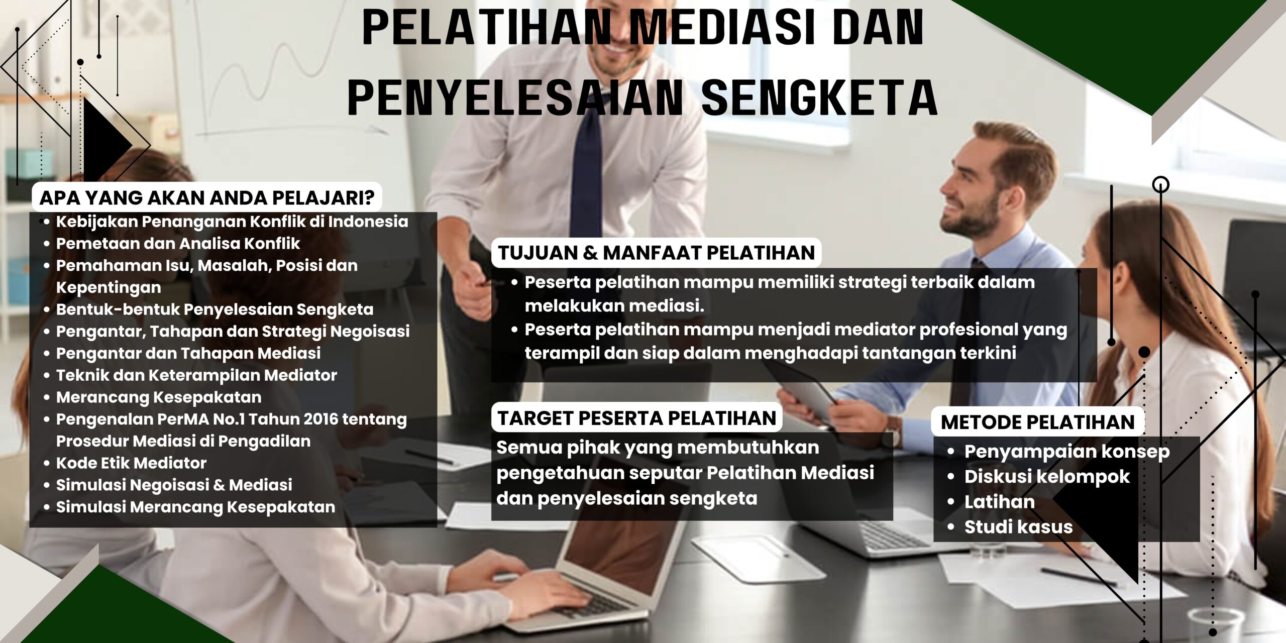 Pelatihan Mediasi dan Penyelesaian Sengketa 2026 Terbaik