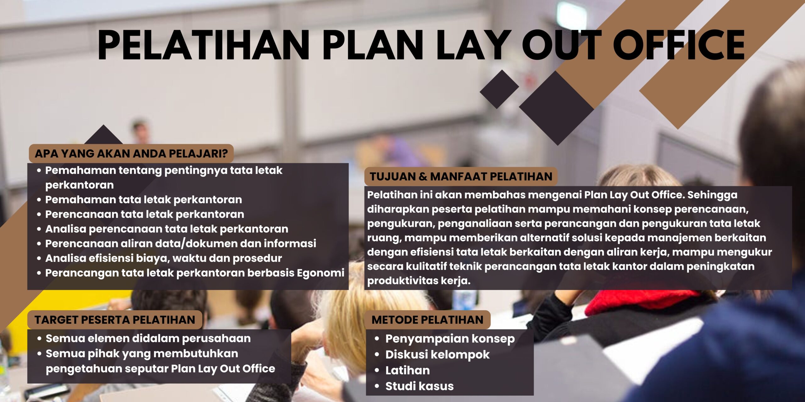 Pelatihan Plan Lay Out Office 2025 Terbaik