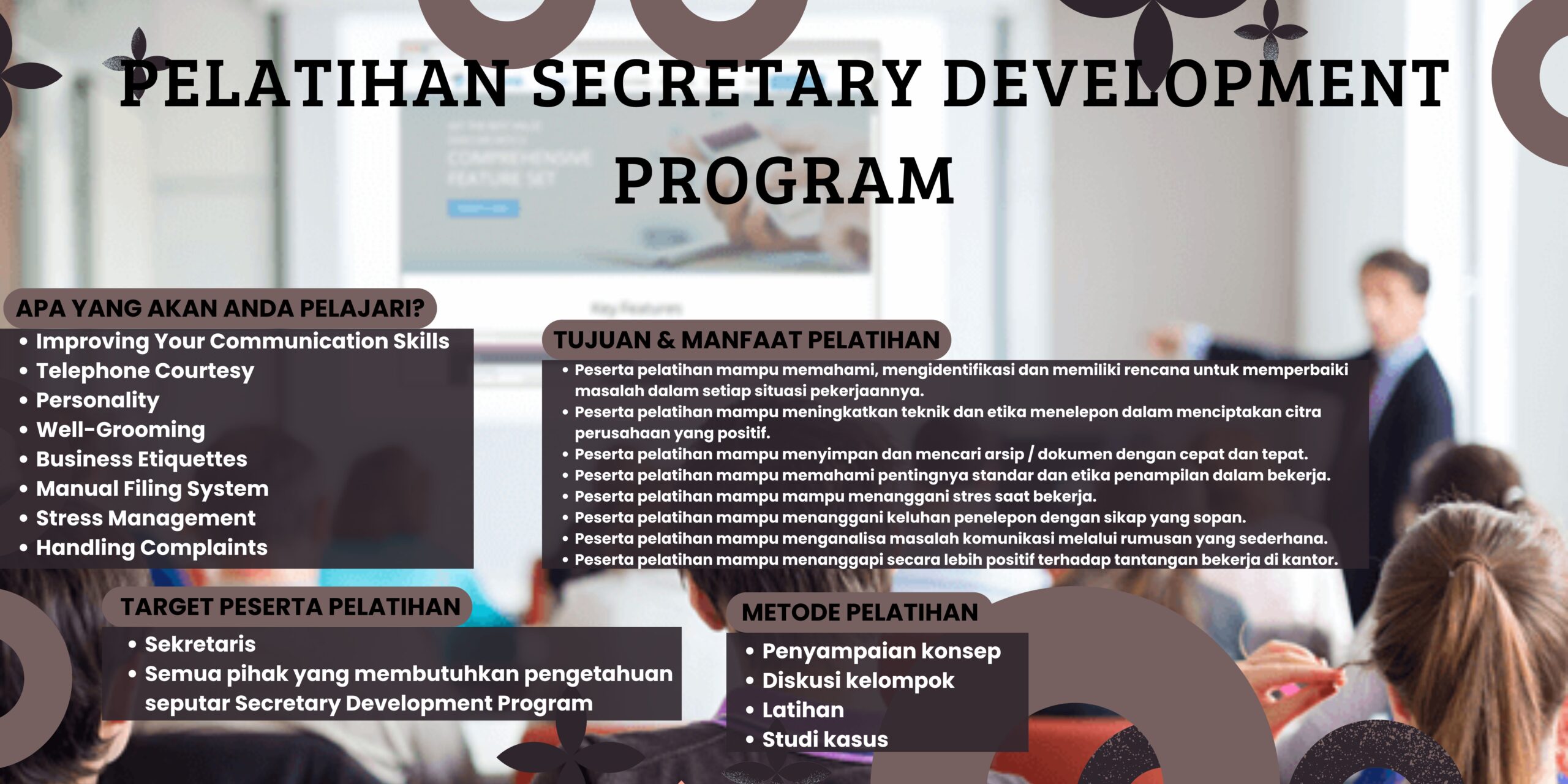 Pelatihan Secretary Development Program 2025 Terbaik