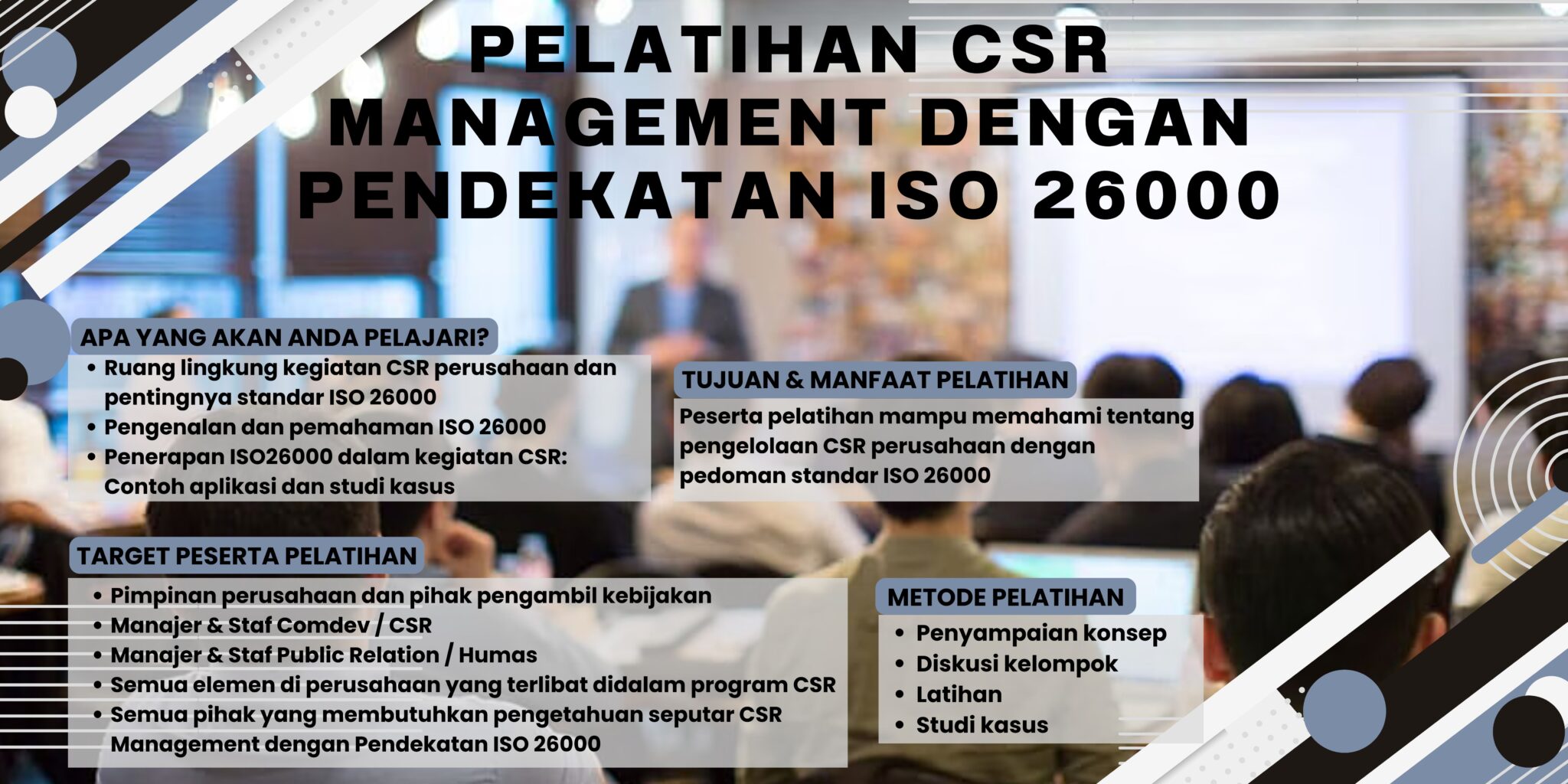 Pelatihan CSR Management dengan Pendekatan ISO 26000 2025 Terbaik