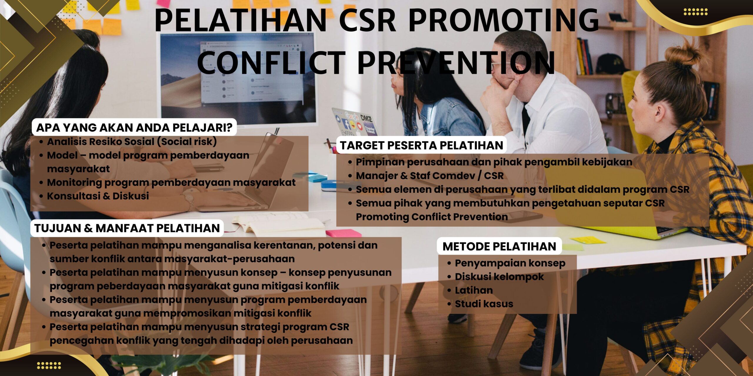 Pelatihan CSR Promoting Conflict Prevention 2025 Terbaik